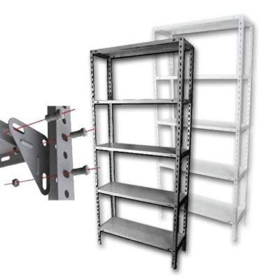 RAK BESI SIKU LUBANG SUSUN TIPE AZ-50 (12 Tipe Ukuran)