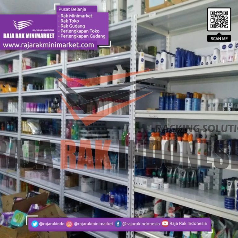 Rak Besi Bongkar Pasang Tanpa Baut (Boltless) Tipe RR-20BM