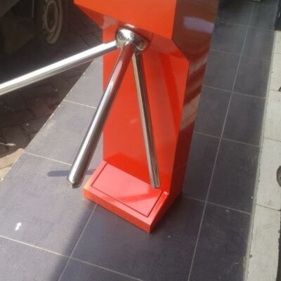 PINTU PUTAR ANTRIAN 1 ARAH BOX SINGLE TANPA COUNTER