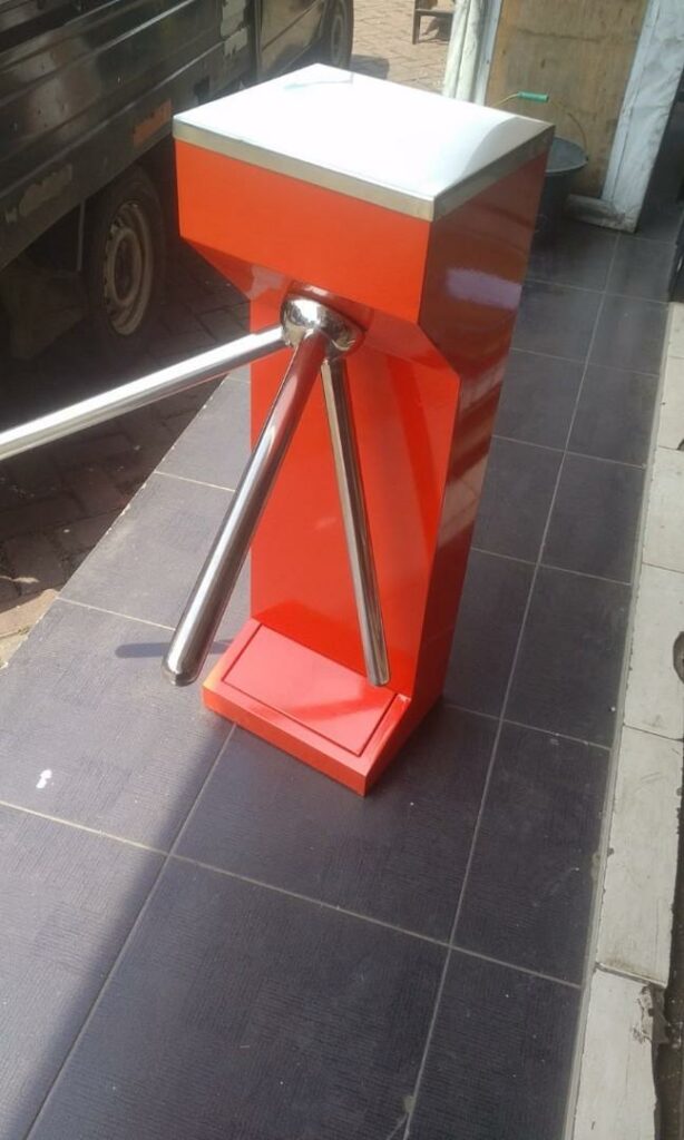 PINTU PUTAR ANTRIAN 1 ARAH BOX SINGLE TANPA COUNTER