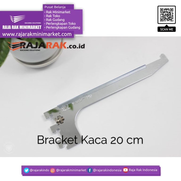 BRACKET KACA | RAK MINIMARKET