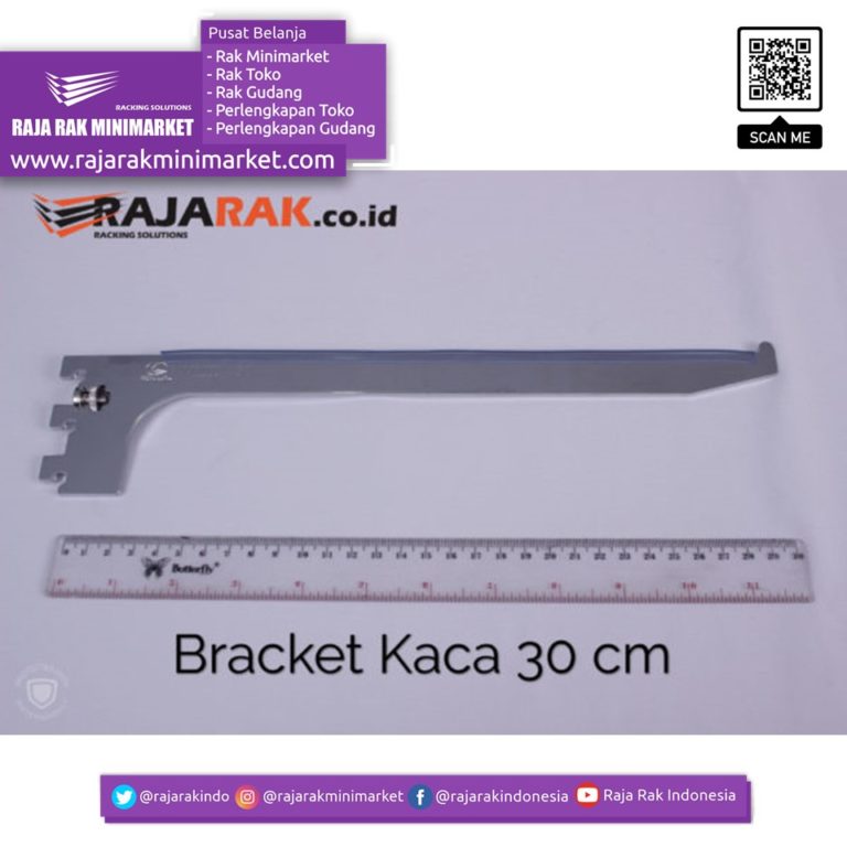 BRACKET KACA | RAK MINIMARKET