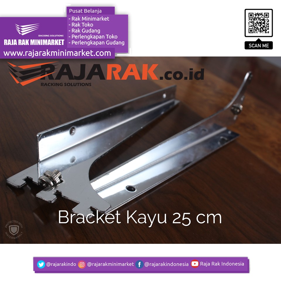 Daun Bracket Kayu 25 cm Tebal 3 mm – Rak Dinding – Rak Kayu | RAK ...