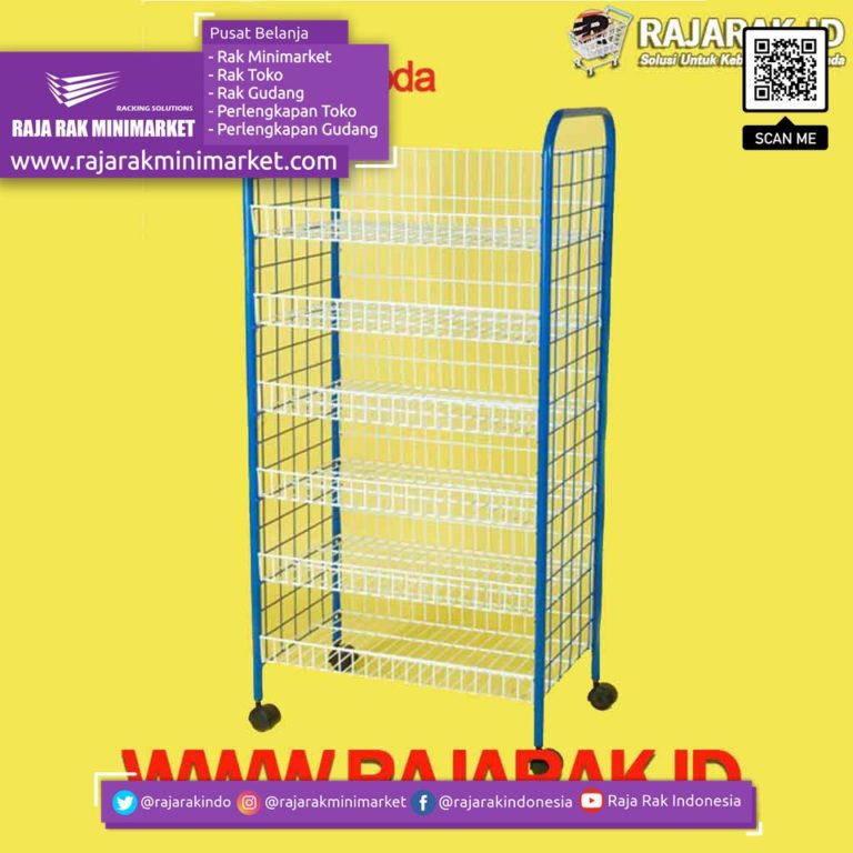 RAK SNACK MINIMALIS T.120 CM 4 SUSUN