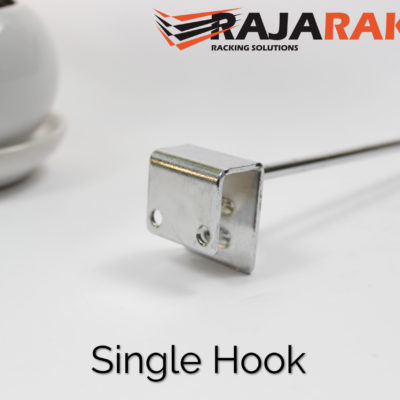 Single Hook Display Panjang 10 cm Chrome