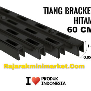 TIANG BRACKET HITAM 60 CM TIPE TBH60 | RAJA RAK MINIMARKET | JUAL RAK ...