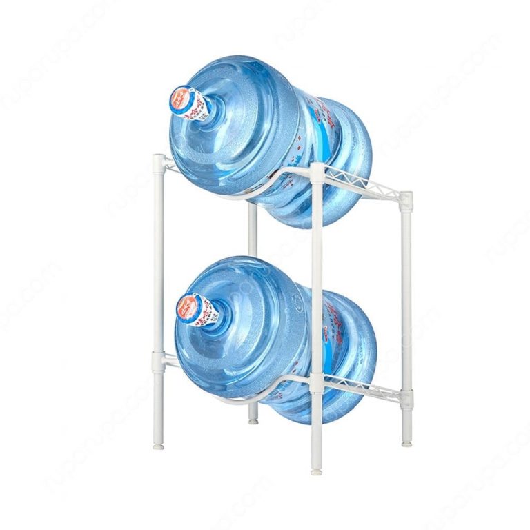 RAK GALON 4 SUSUN WARNA HITAM & PUTIH | Rak Galon Aqua Air Minum ...