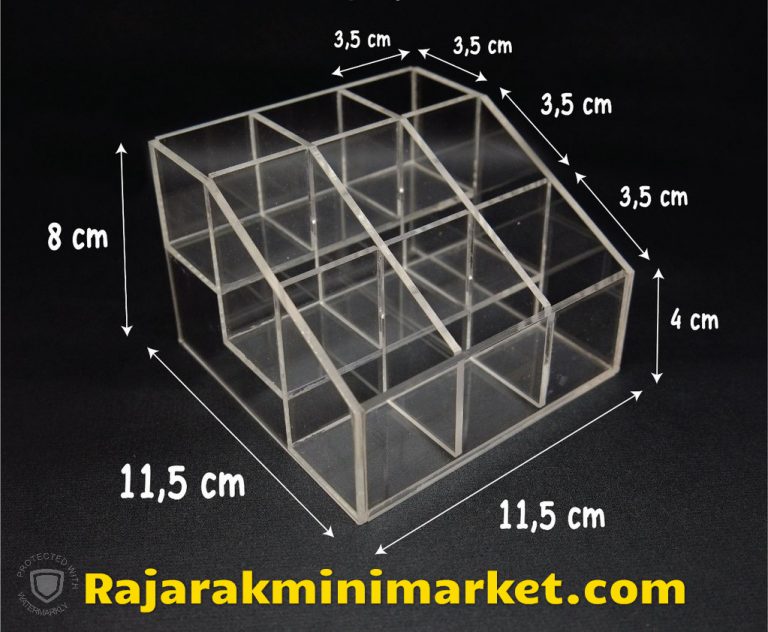 DISPLAY ACRYLIC – AKRILIK DISPLAY KUTEK 9 LUBANG | Jual Rak Minimarket ...