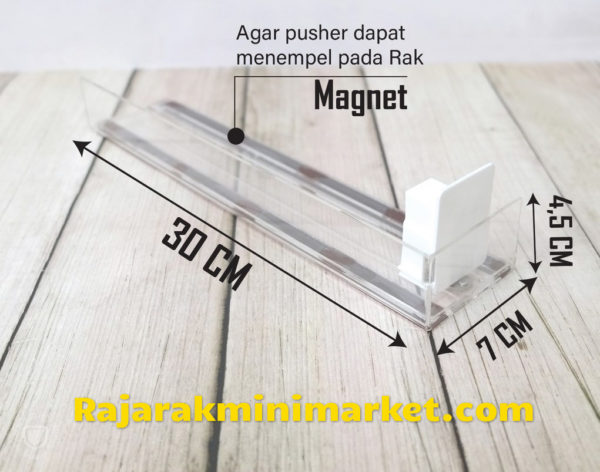 DISPLAY ACRYLIC – AKRILIK PUSHER ROKOK OTOMATIS P.30CM | Jual Rak ...