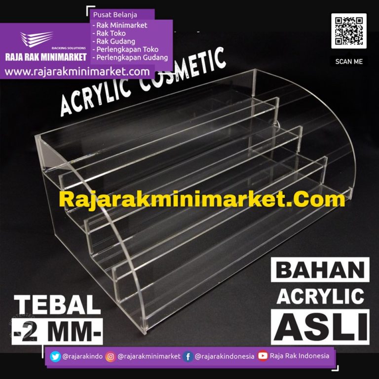 DISPLAY ACRYLIC – AKRILIK KOSMETIK | RAK MINIMARKET TOKO DISPLAY ...