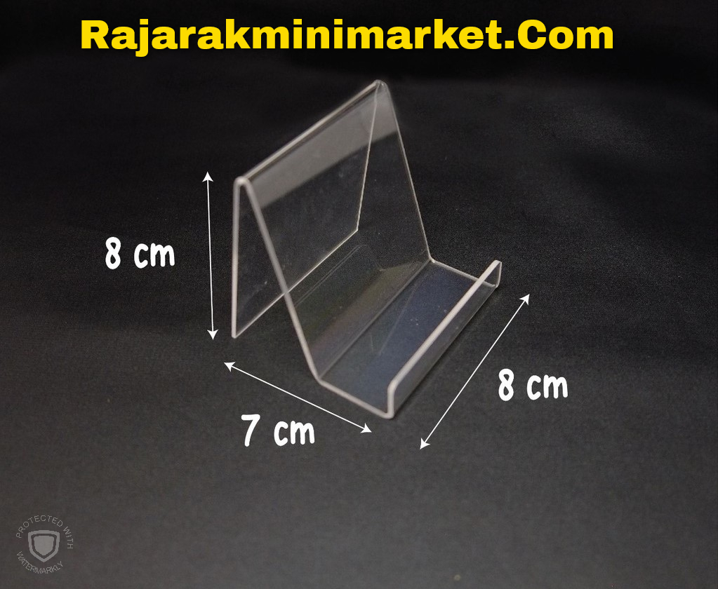 DISPLAY ACRYLIC – AKRILIK DOMPET 1 SUSUN | Rak Minimarket / Supermarket ...