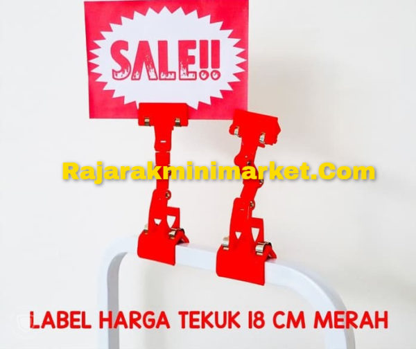 DISPLAY HARGA ROBOT JEPIT TEKUK 18CM | RAK MINIMARKET
