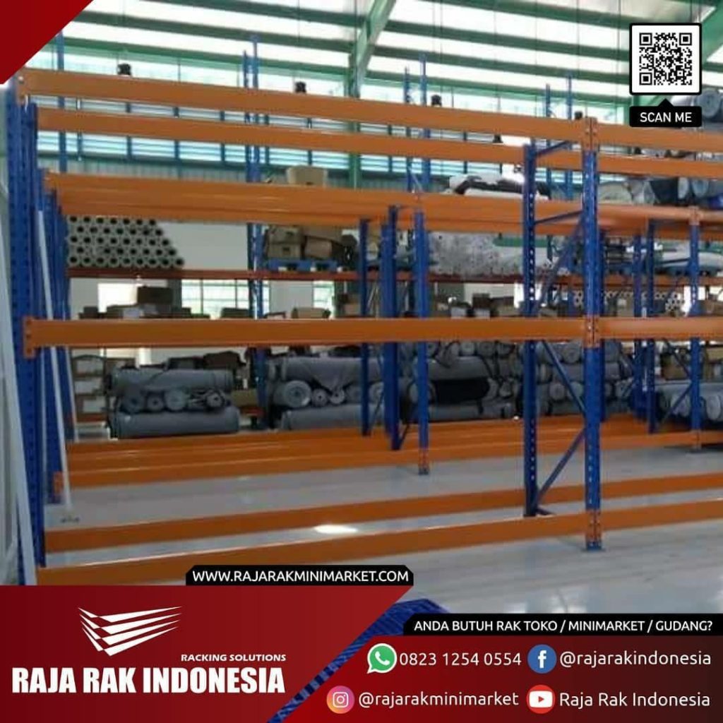 Rak Gudang Heavy Duty, PT. Sai Garment Internasional, Tegal.