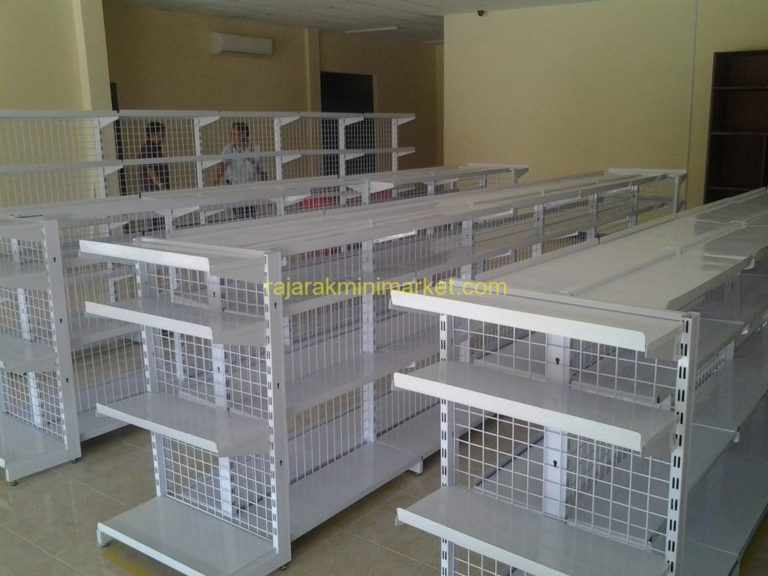 Rak Gondola Double / Island / Tengah / 2 Sisi Minimarket