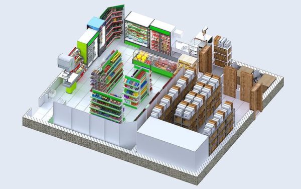DESAIN MINIMARKET MODERN TERKINI