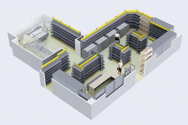 DESAIN MINIMARKET MODERN TERKINI