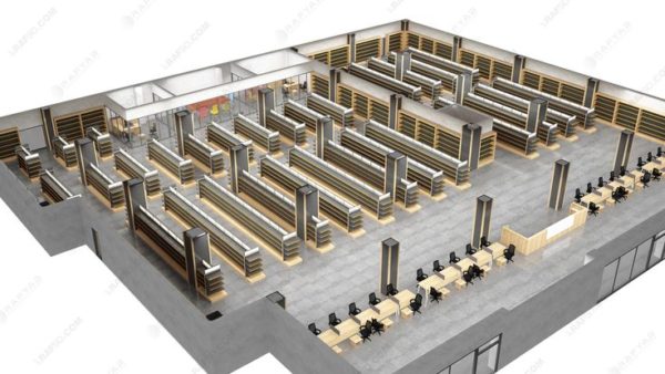 DENAH SUPERMARKET & DESAIN SUPERMARKET MODERN
