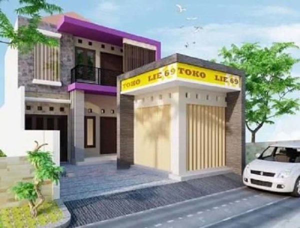 DESAIN TOKO KECIL DEPAN RUMAH YANG MENARIK