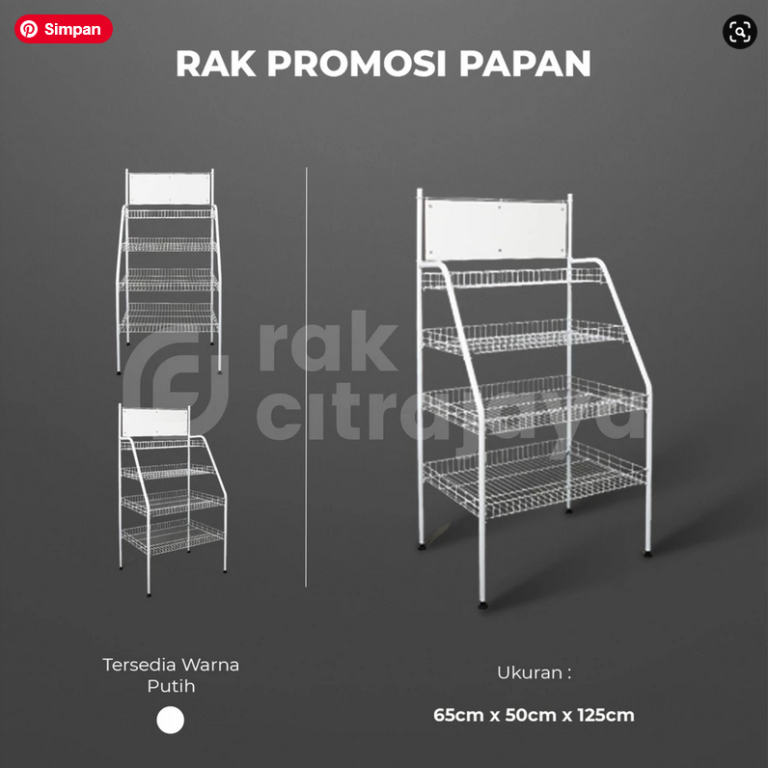 RAK PROMOSI PAPAN | RAK SARI ROTI CHIKI SNACK DISPLAY TOKO