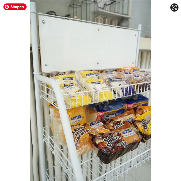 RAK PROMOSI PAPAN | RAK SARI ROTI CHIKI SNACK DISPLAY TOKO