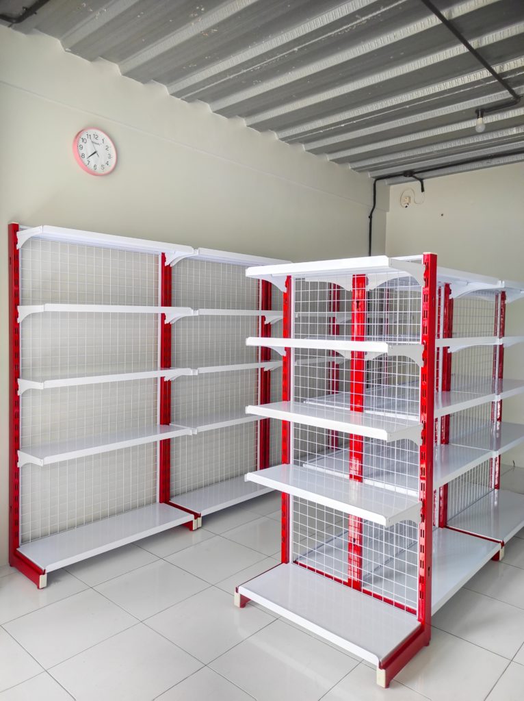 RAK GONDOLA MINIMARKET TIPE ECO-100 DI CILANDAK – JAKARTA SELATAN