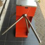 PINTU PUTAR STAINLESS BOX SATU ARAH | TRIPOD TURNSTILE SINGLE